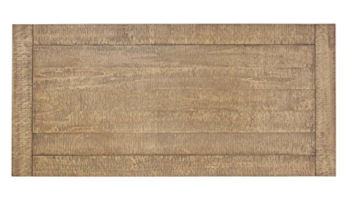 HOMELEGANCE Factory Metal Frame Writing Desk, Rustic Brown