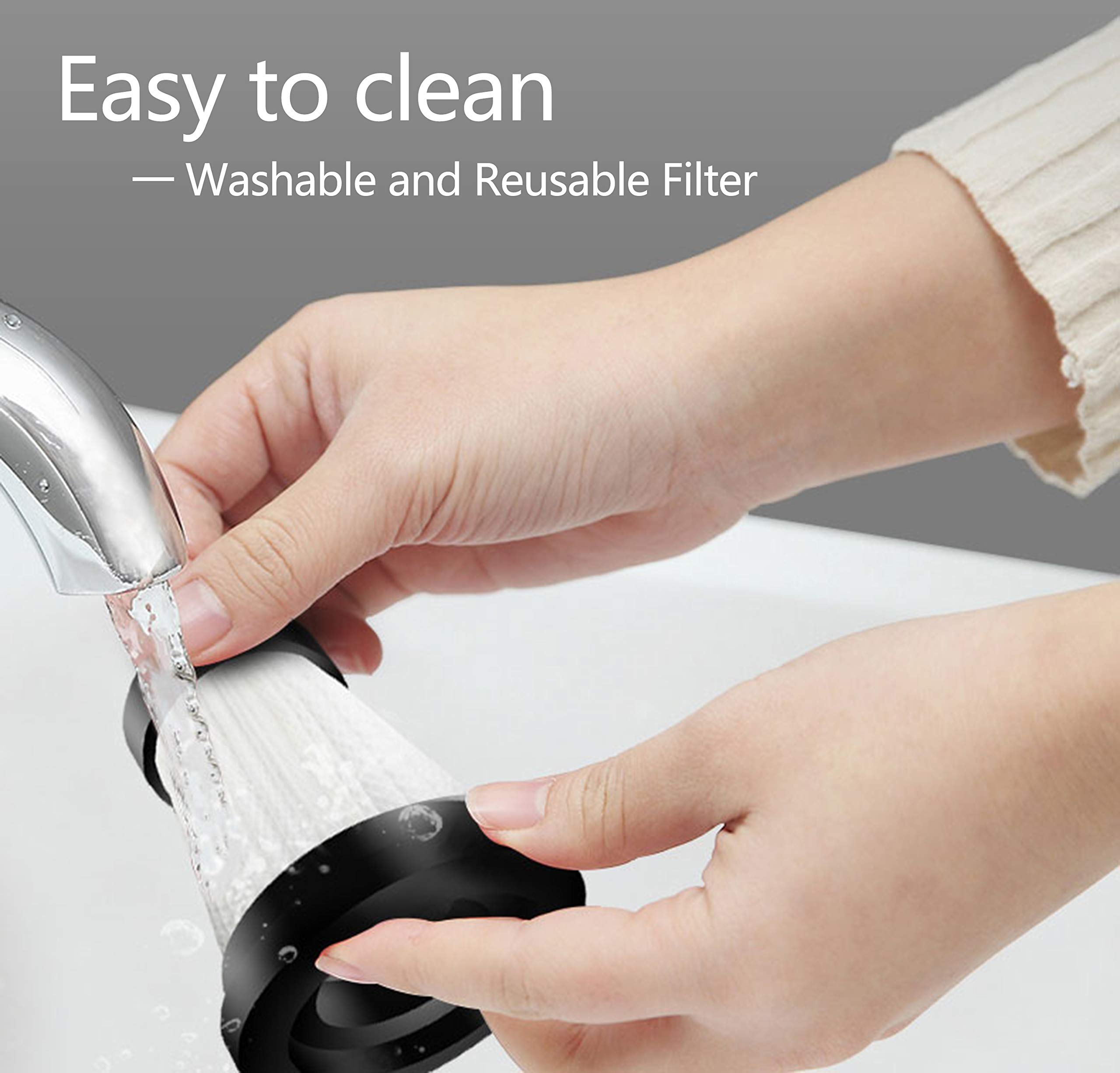 8AMTECH Vacuum Cleaner Portable Handheld Vacuum Cordless Rechargeable Car Vacuum for Home Car Hair with 11000pa 110W