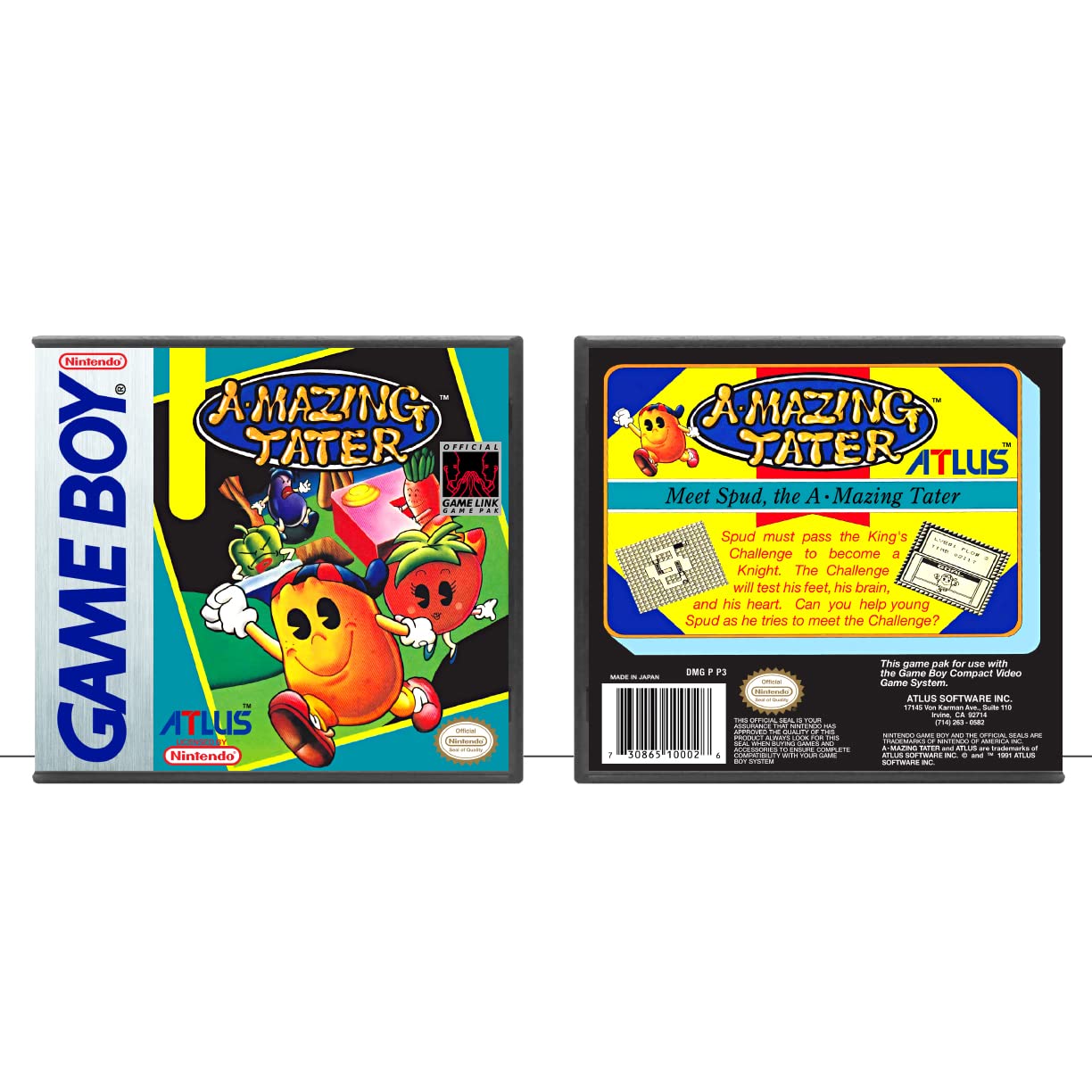 Amazing Tater | (GB) Game Boy - Game Case Only - No Game