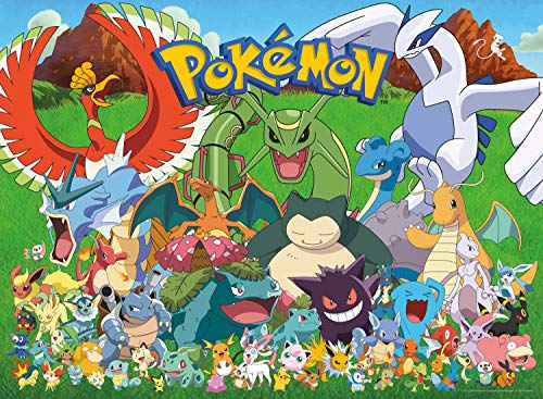 Buffalo Games - Pokémon - Fan Favorites - 100 Piece Jigsaw Puzzle for Families Challenging Puzzle Perfect for Game Nights - Finished Puzzle Size is 15.00 x 11.00