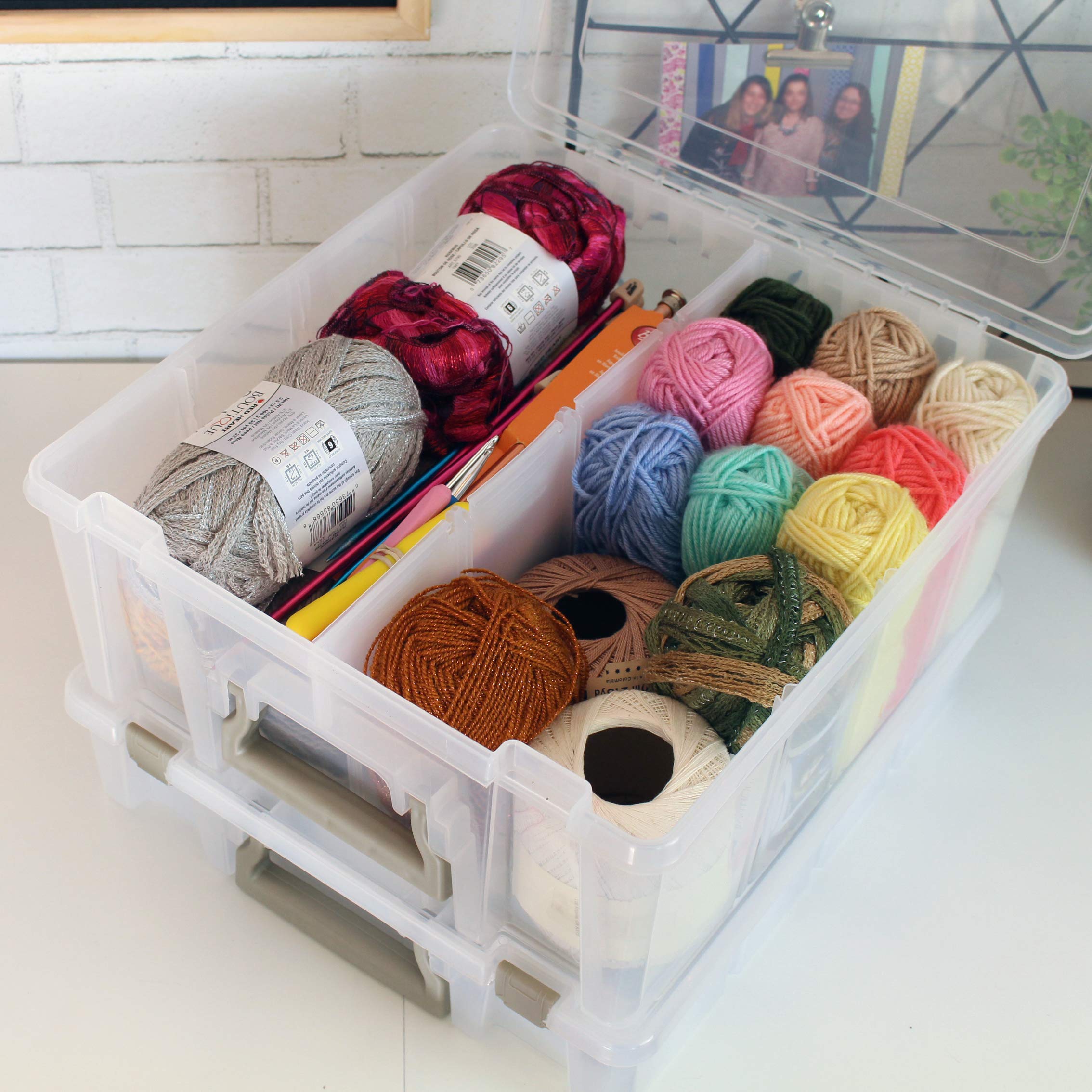 ArtBin Craft Storage Bundle - Super Satchel Box (3-pack) and Semi Satchel Box
