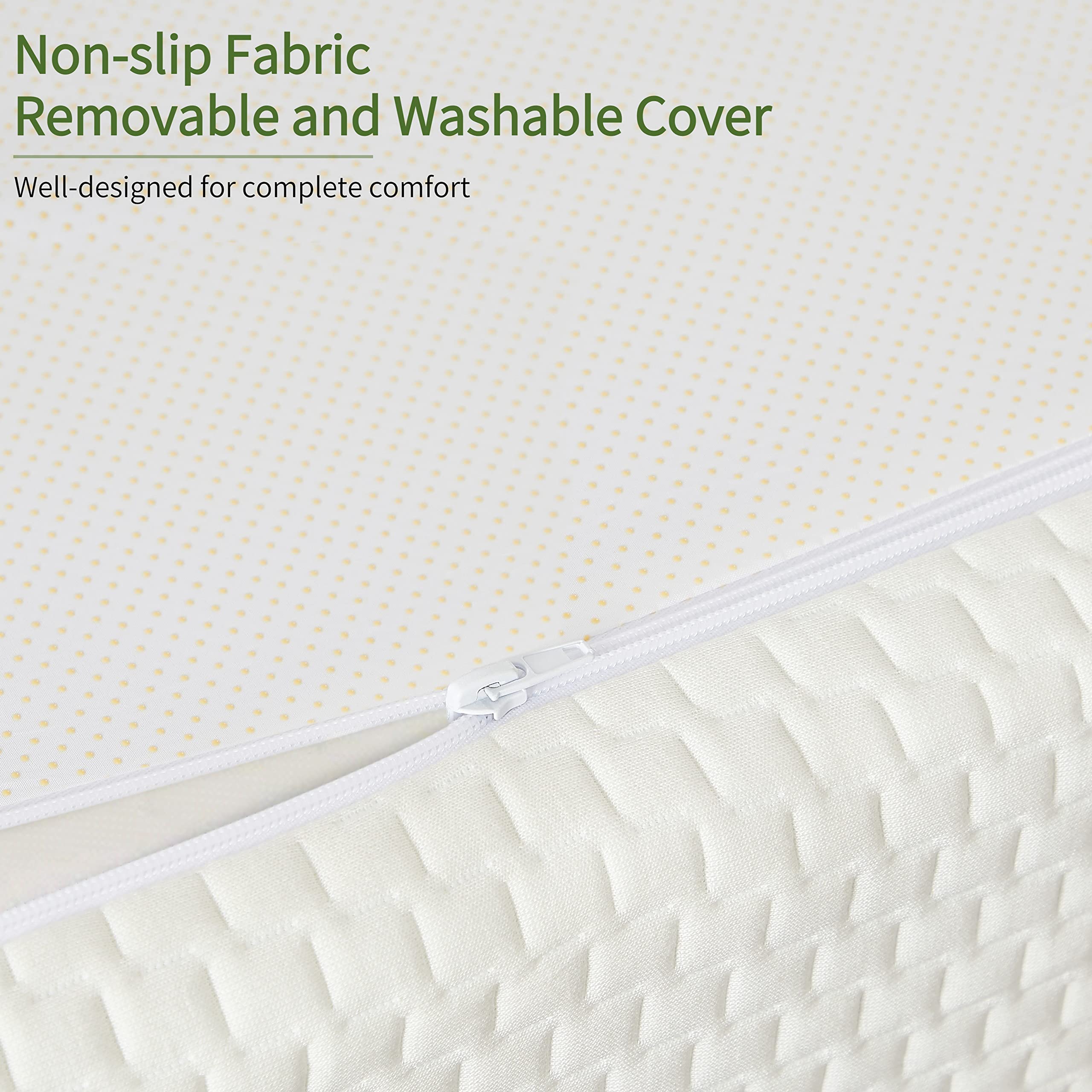 OUUI Queen Mattress, 5 Inch Gel Memory Foam Mattress for Cool Sleep Pressure Relief Bamboo Breathable Cover Medium Firm Queen Size Mattress in a Box, White, CertiPUR-US Certified