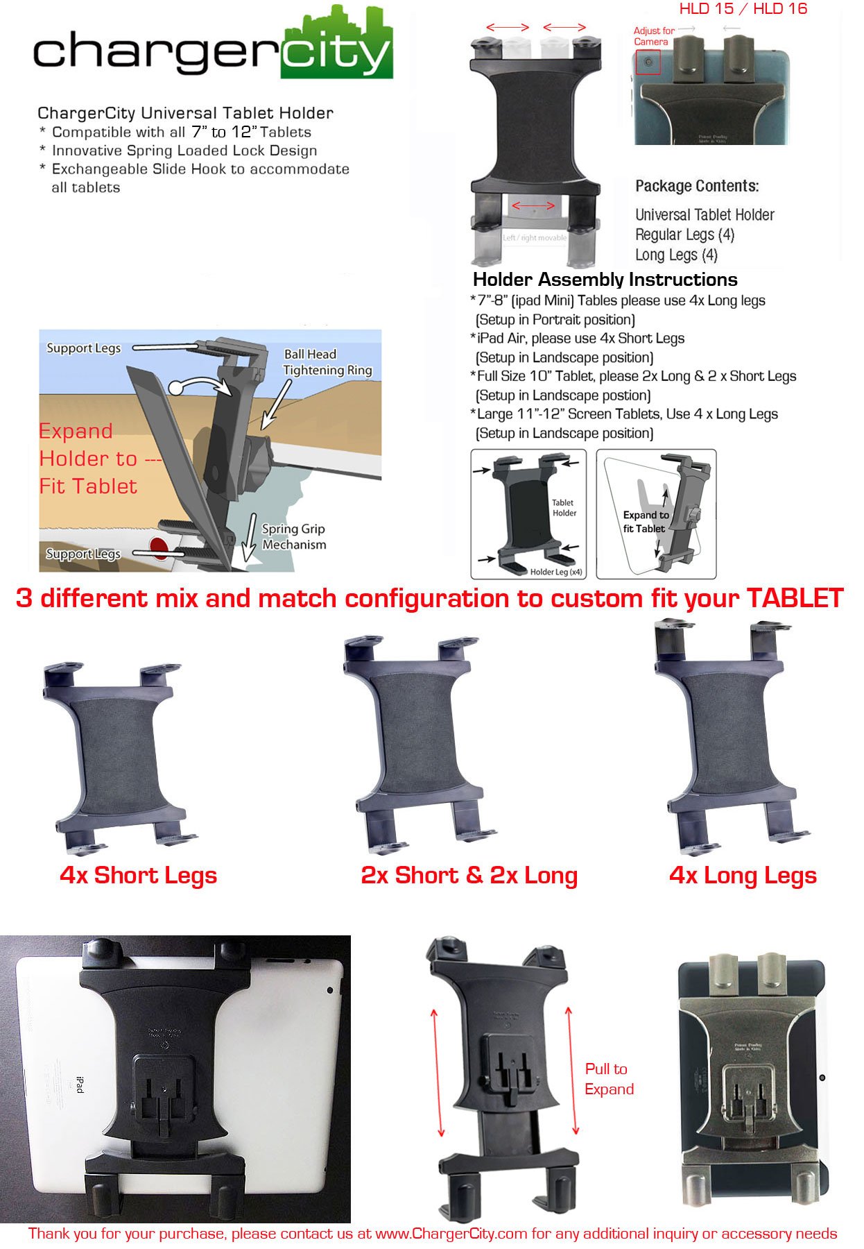 Heavy Duty Flexible 22“ Aluminum gooseneck ELD compliant car truck fleet floor seat bolt tablet mount for Apple iPad Air Pro Mini Microsoft Surface Pro/Book Lenovo Verizon 7 8 10 12 tablets