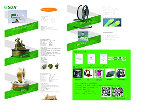 eSUN 3D Printer Cleaning Filament 3mm Natural 0.1kg for All 3mm or 2.85mm FDM 3D Printers, 3mm Cleaning
