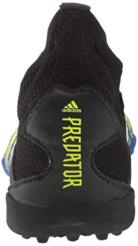adidas Turf Predator Freak .3 Soccer Shoe (boys) Black/White/Solar Yellow 5.5 Big Kid