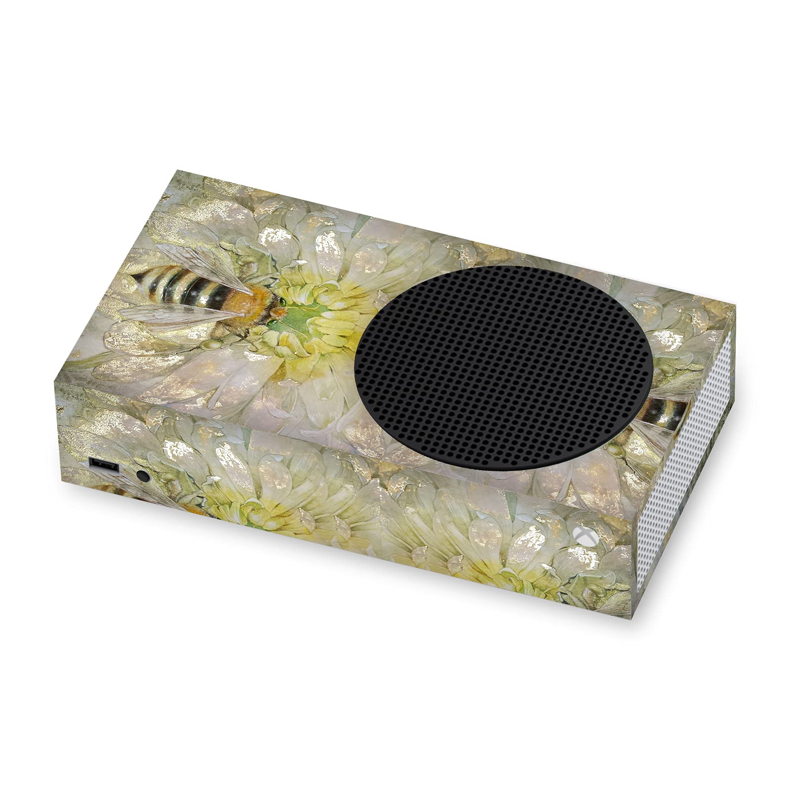 Head Case Designs Officially Licensed Stephanie Law Bee Art Mix Vinyl Sticker Gaming Skin Decal Cover Compatible With Xbox Series S Console