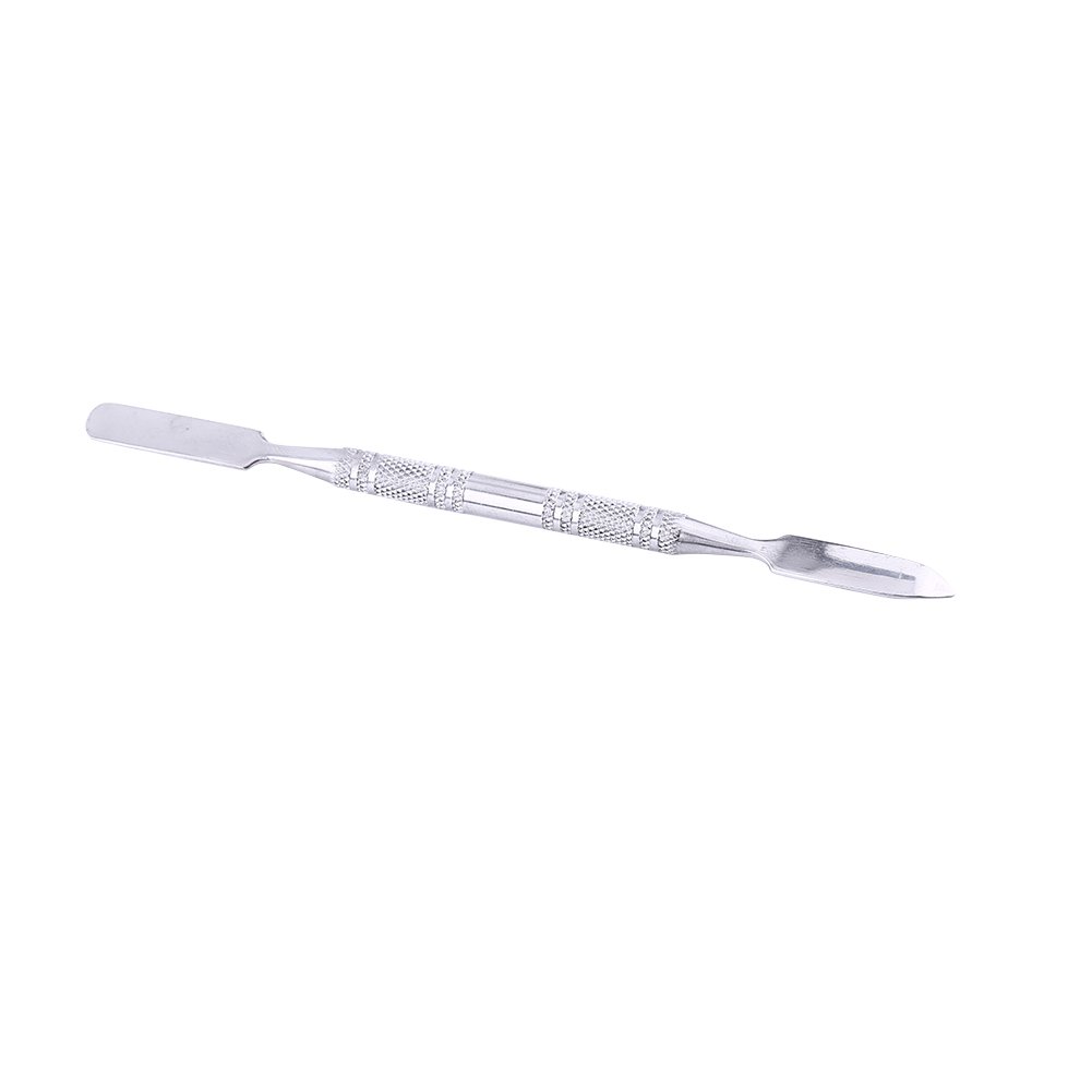 Small Stainless Steel Cosmetic Makeup Palette Spatula Rec Shape Mixing Plate Tool