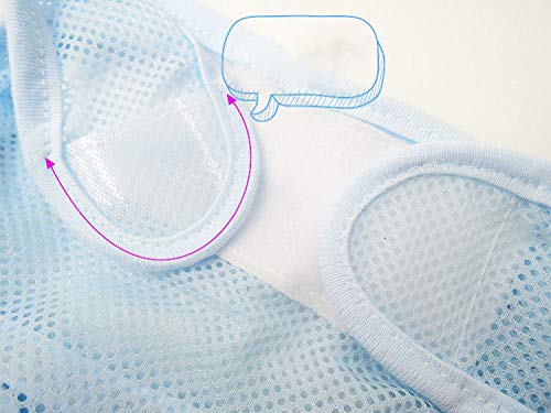 WOIWO 3 PCS Baby Learning Pants Mesh Diaper Pants Breathable To Wash Newborn Diaper Bag Cover Baby Diaper Bag