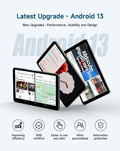 ALLDOCUBE Android 13 Tablet 1200 * 1920 in-Cell 8.4 inch Tablet 8-core Gaming Tablet 12GB(4+8)+64GB 512GB Expandable WiFi Tablet iPlay 50 Mini Support 4G LTE Widevine L1 5MP/5MP Tablet for Kids Gray