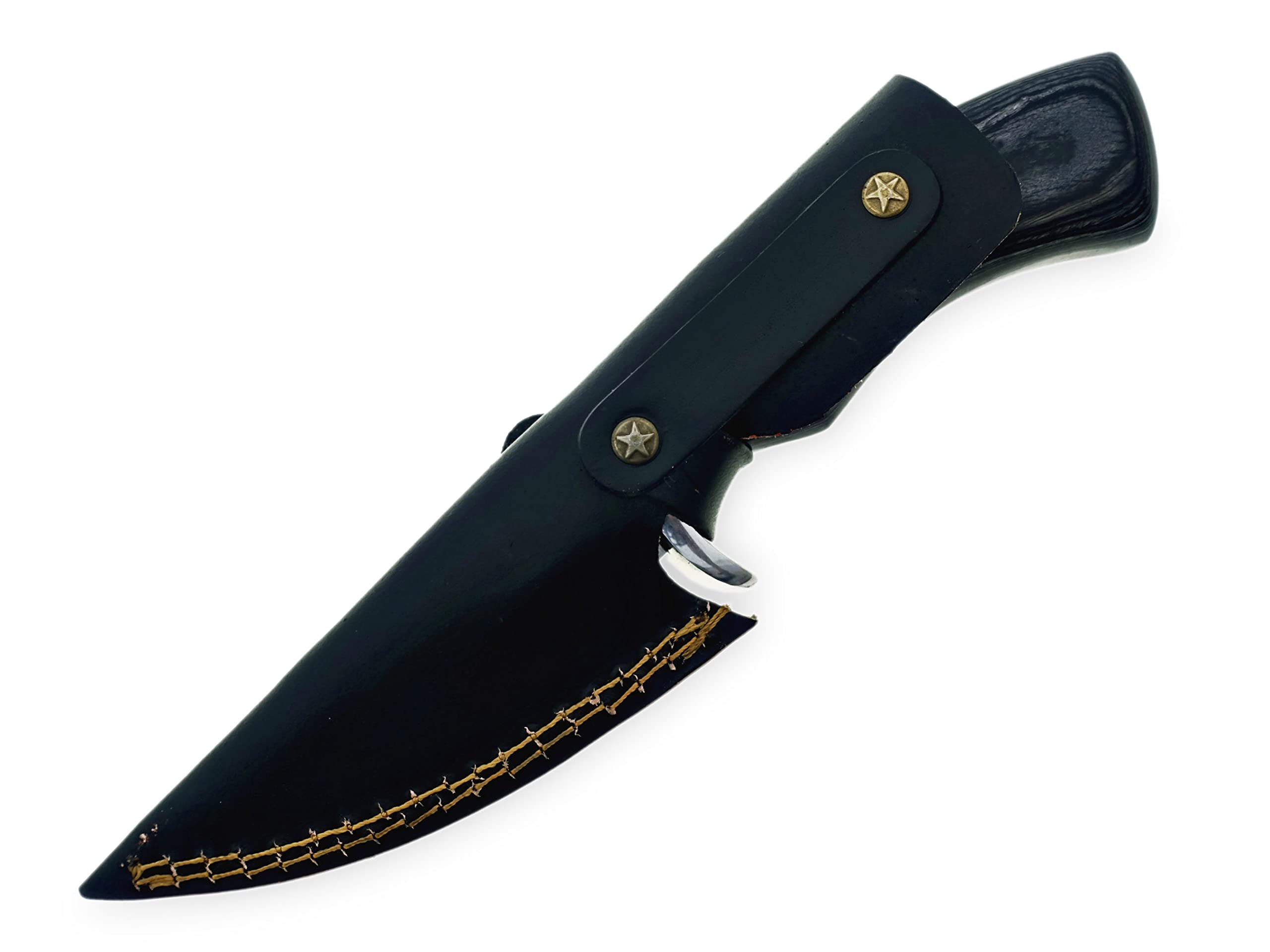 8" Handmade Fixed Blade Hunting Knives, Bushcraft EDC Survival and Camping Knife For Men With Sheath.