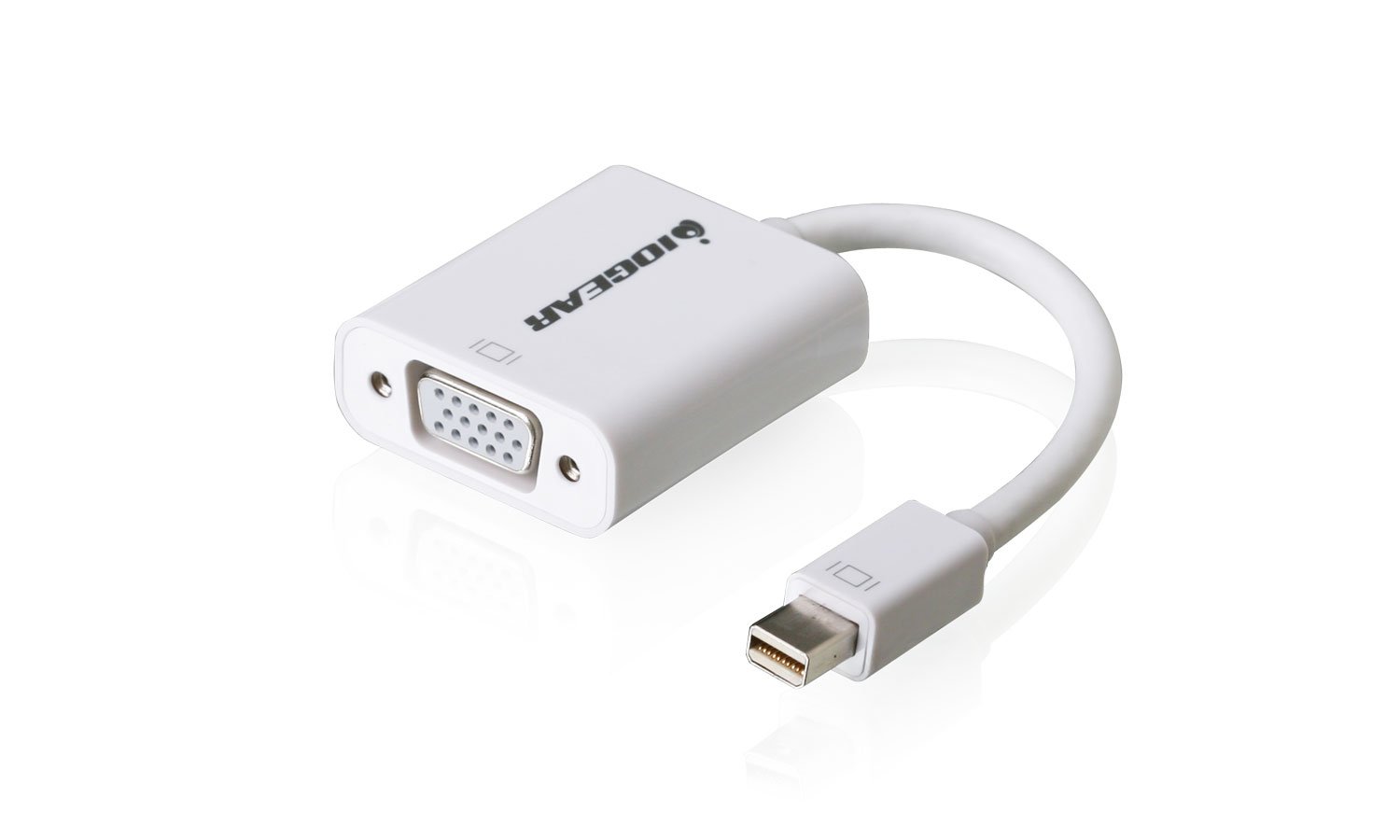 IOGEAR 2-Port VGA and Mini DisplayPort Cable KVM Kit with Audio, GCS72MDPKIT
