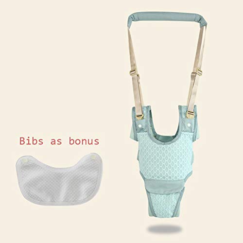 UBRAVOO Handheld Baby Walker Kids Toddler Walking Baby Toys Adjusted Baby Learning Walker Harness Keeper Walking Belt Walk Assistant,Great Gift for 7-24 Months Baby, Blue
