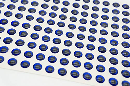 500pcs 3mm Blue 3D Holographic Fishing Lure Eyes 3D Lure Eye 3D Soft Eye 3D Holographic Lure Eye Fly Tying, Jigs, Crafts