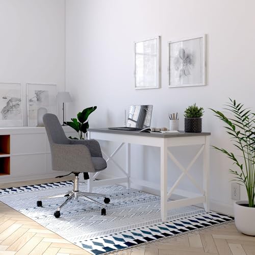 Alera ALEWSF4824GY 47.24 in. x 23.62 in. x 29.53 in. Farmhouse Writing Desk - Gray