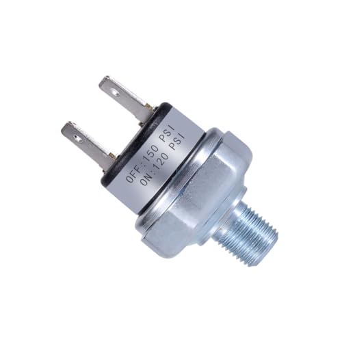 Air Pressure Switch 120-150 PSI Pressure Switch 1/8"-27 NPT DC 24V 12V Pressure Switch Air Compressor Pressure Switch 120PSI Pressure Switch 150PSI Pressure Switch