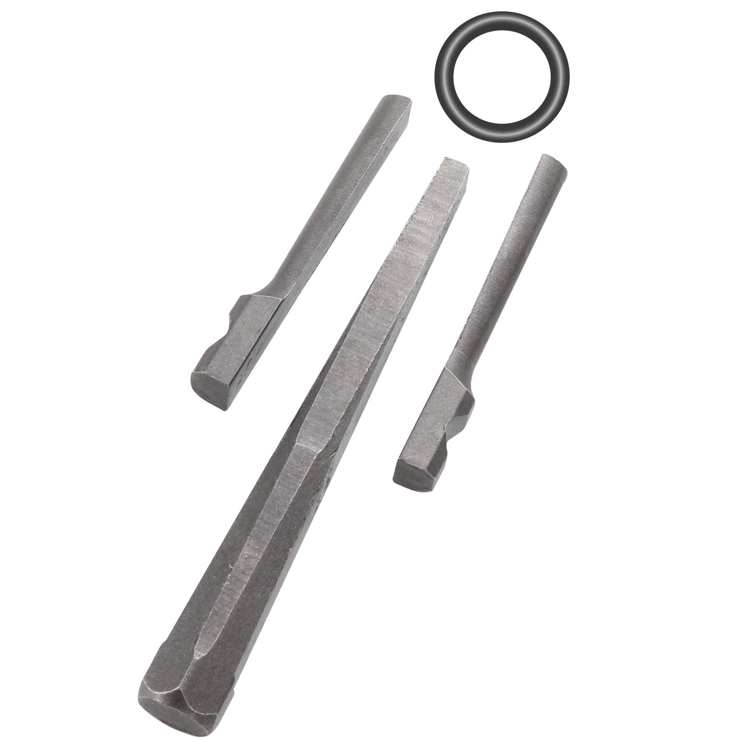 ABuff 10 Packs of Heavy Duty Wedge and Feather Shims, 5/8 Inch Plug Shim and Wedge Concrete Rock Stone Splitter Hand Tools
