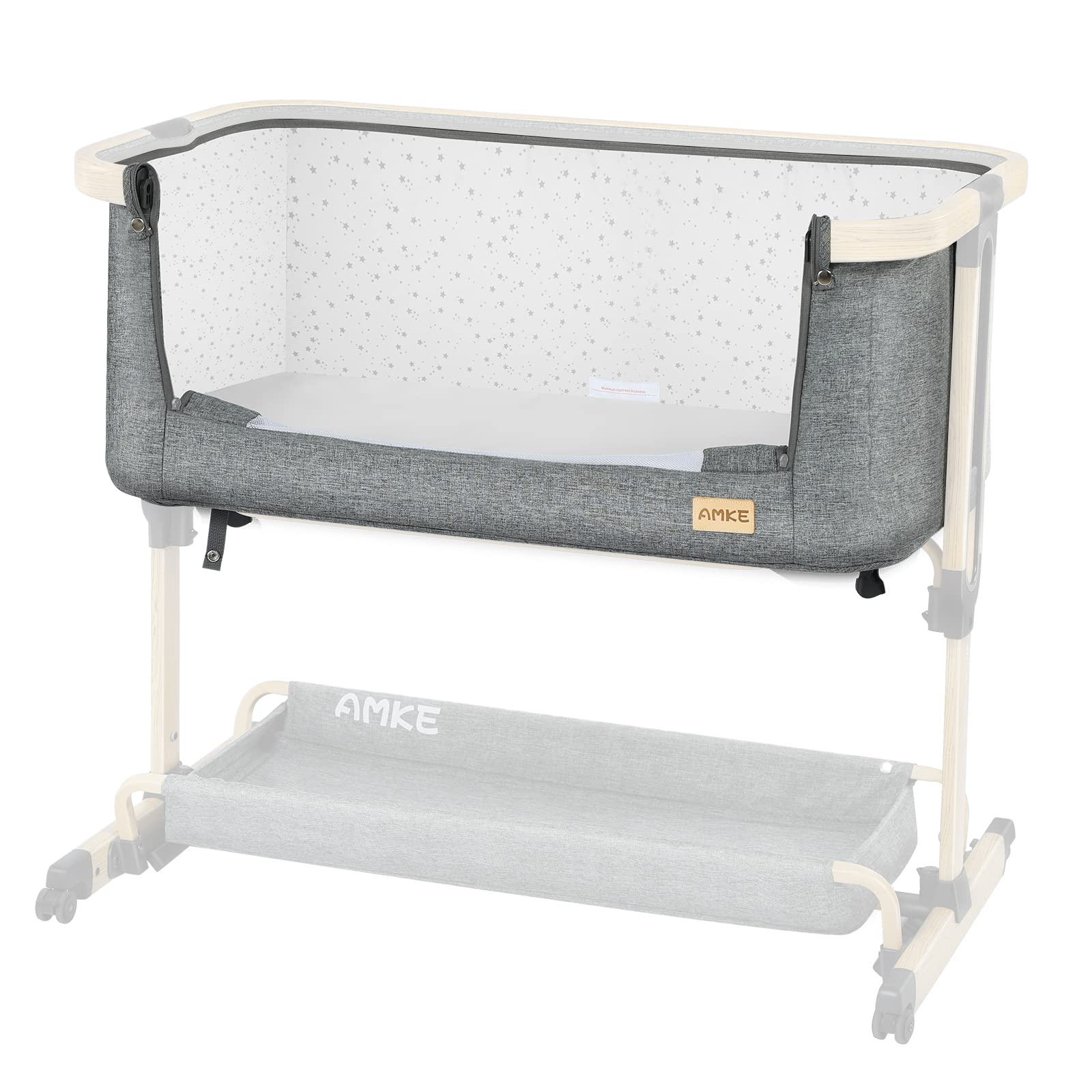 AMKE Bassinet Surrounding Replacement Fit G607 Bedside Bassinet