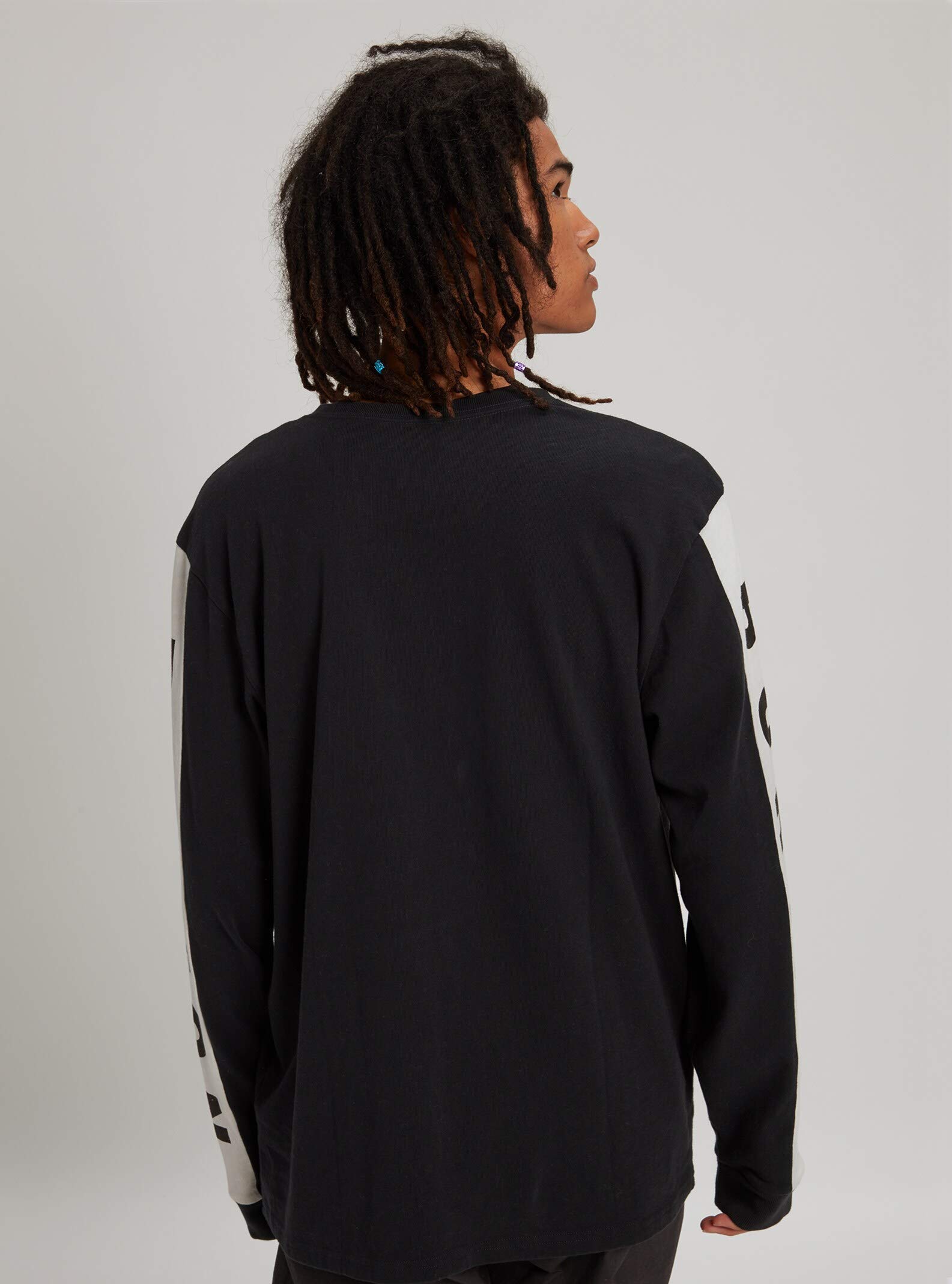 Burton Mens Lowball Long Sleeve, True Black, X-Large