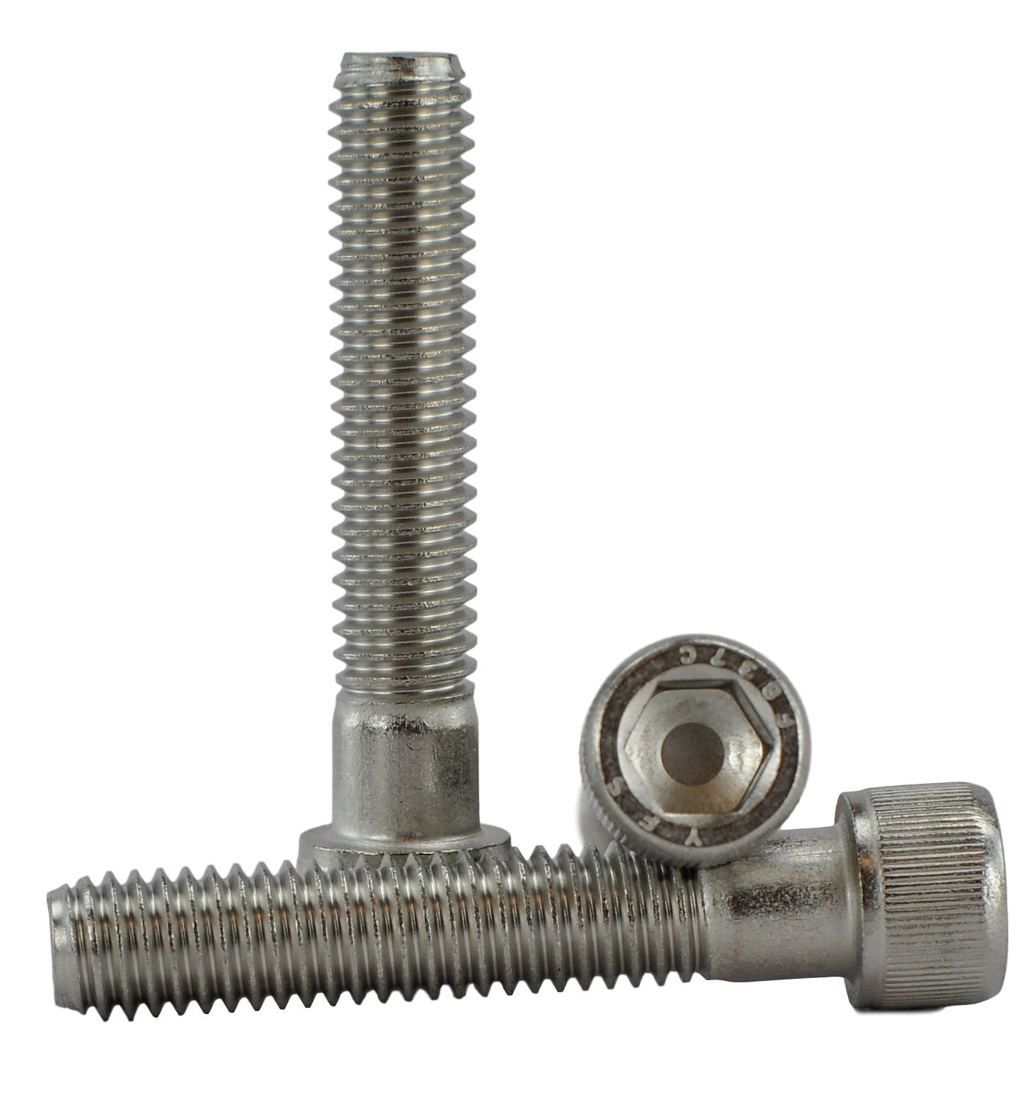 Stainless 3/8-16 x 2 (3/4" to 3" Available) Socket Head Cap Screws, Full Thread, Hex Drive, Stainless Steel 18-8, Coarse Thread (3/8-16 x 2)