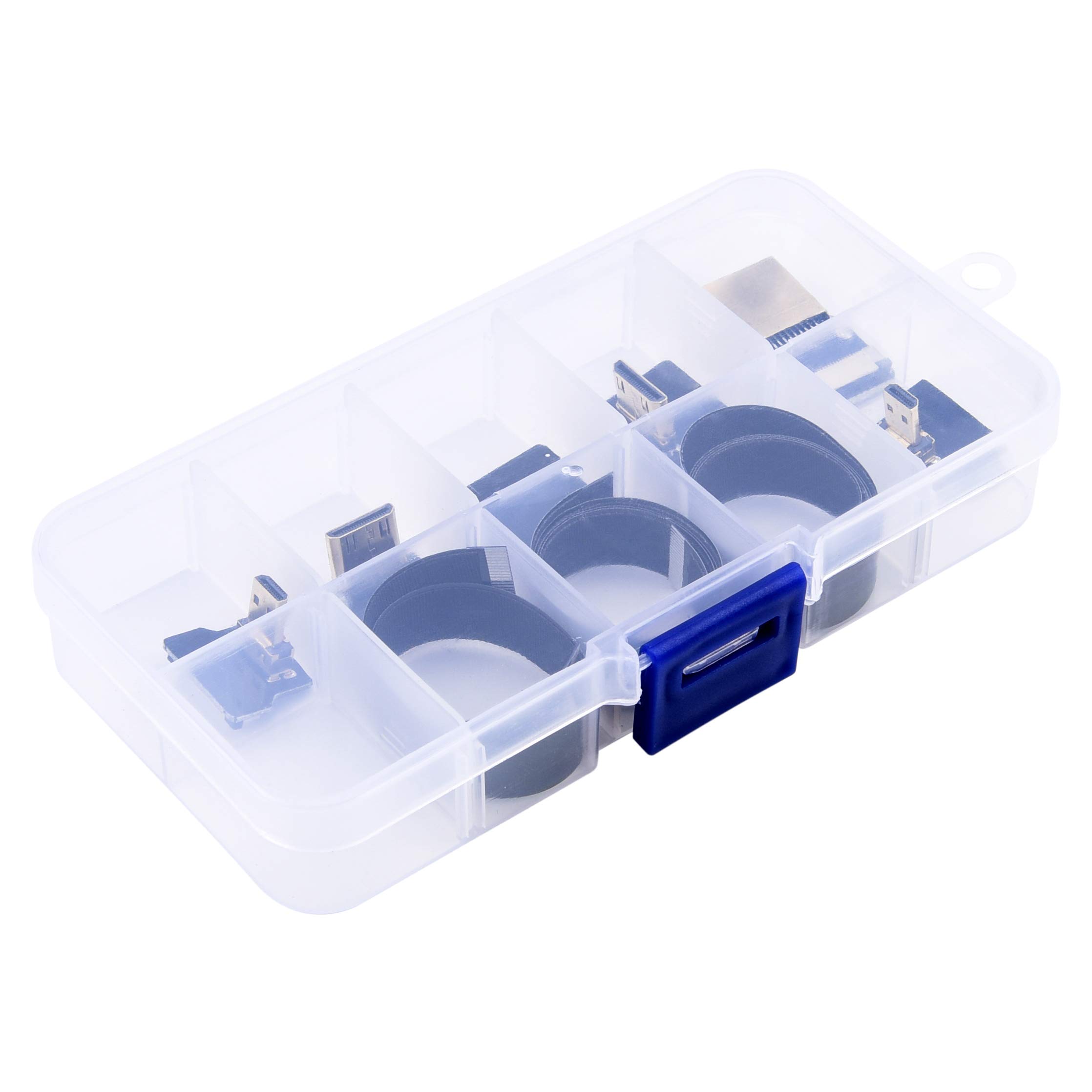 FPVKing FPV for HDMI-compatible Flat Ribbon Cable with Standard, Mini and Micro Connectors Bundle Set for Multicopter Aerial Photography