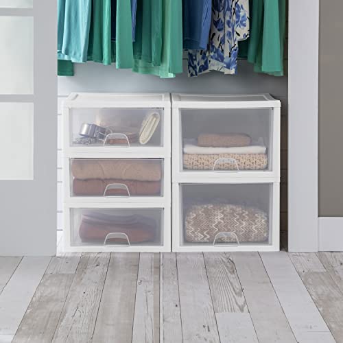 Sterilite 23018006 16 Quart/15 Liter Stacking Drawer