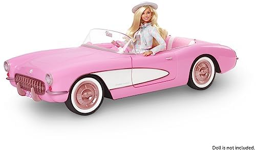 Barbie The Movie Collectible Car, Pink Corvette Convertible