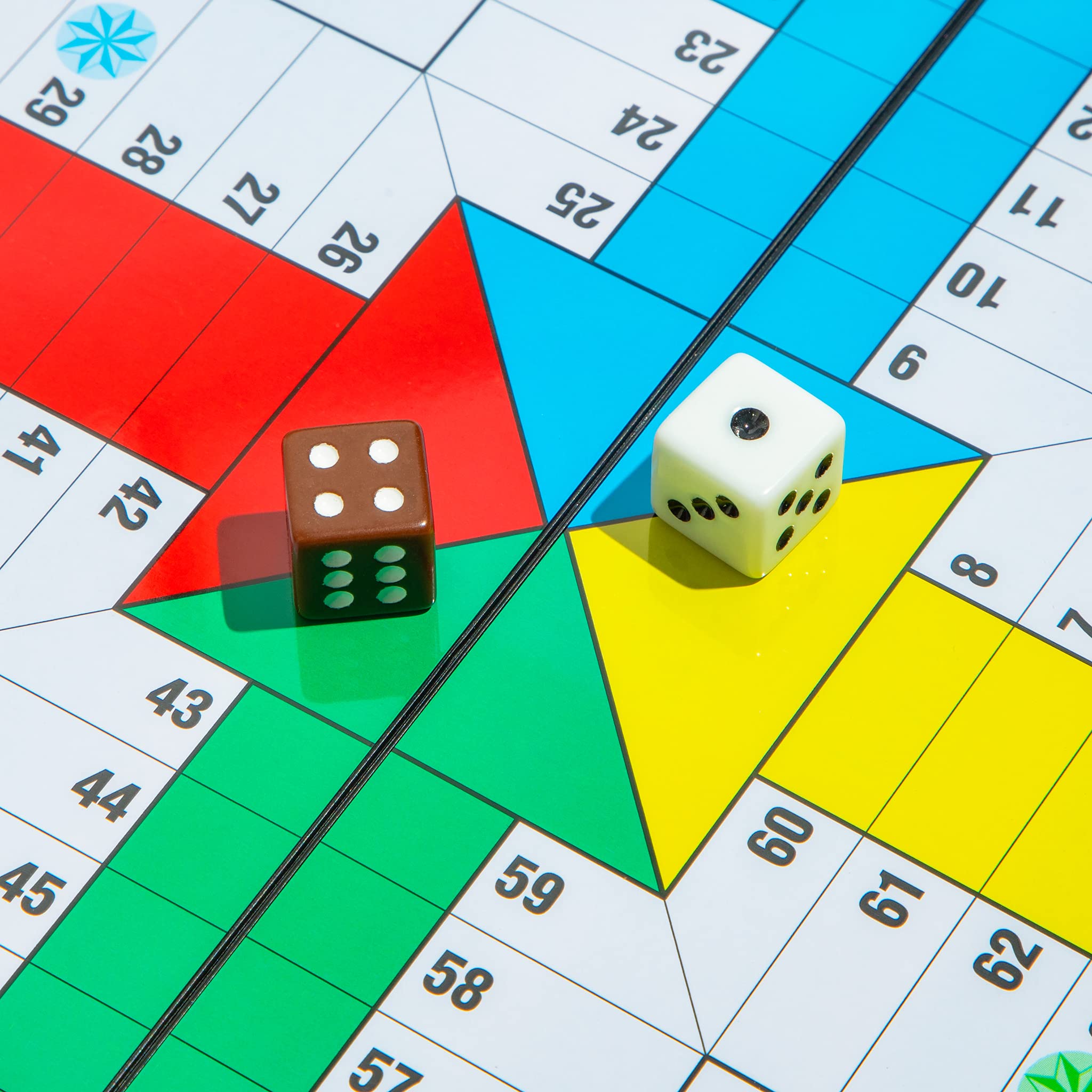 Ludo Magnetic Folding Travel Board Game Set - 9.75 Inches