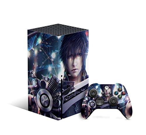Adventure Fantasy World Cloud X-box-Series-X Skin for Console and Controllers, X-box-Series-X Sticker Vinyl Protective Skin, Decal Cover Skins for X-box-Series-X Console & Controllers