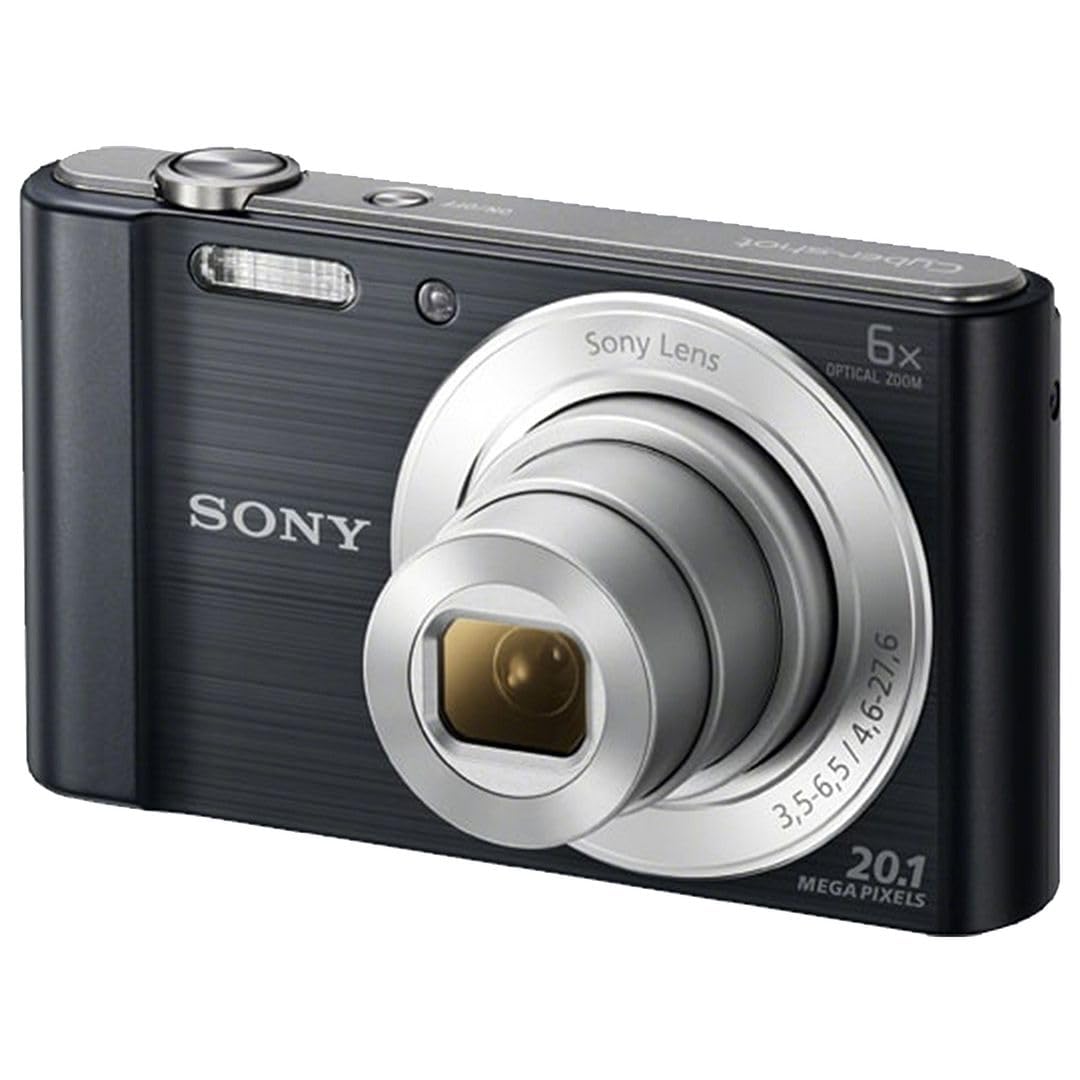 ACELL MOBILITY Sony Cyber-Shot DSC-W810 Digital Camera (Black) 20.1 MP with Optical 6X Zoom Lens + SanDisk 32GB Memory Card + Tripod + A-Cell Accessory Bundle