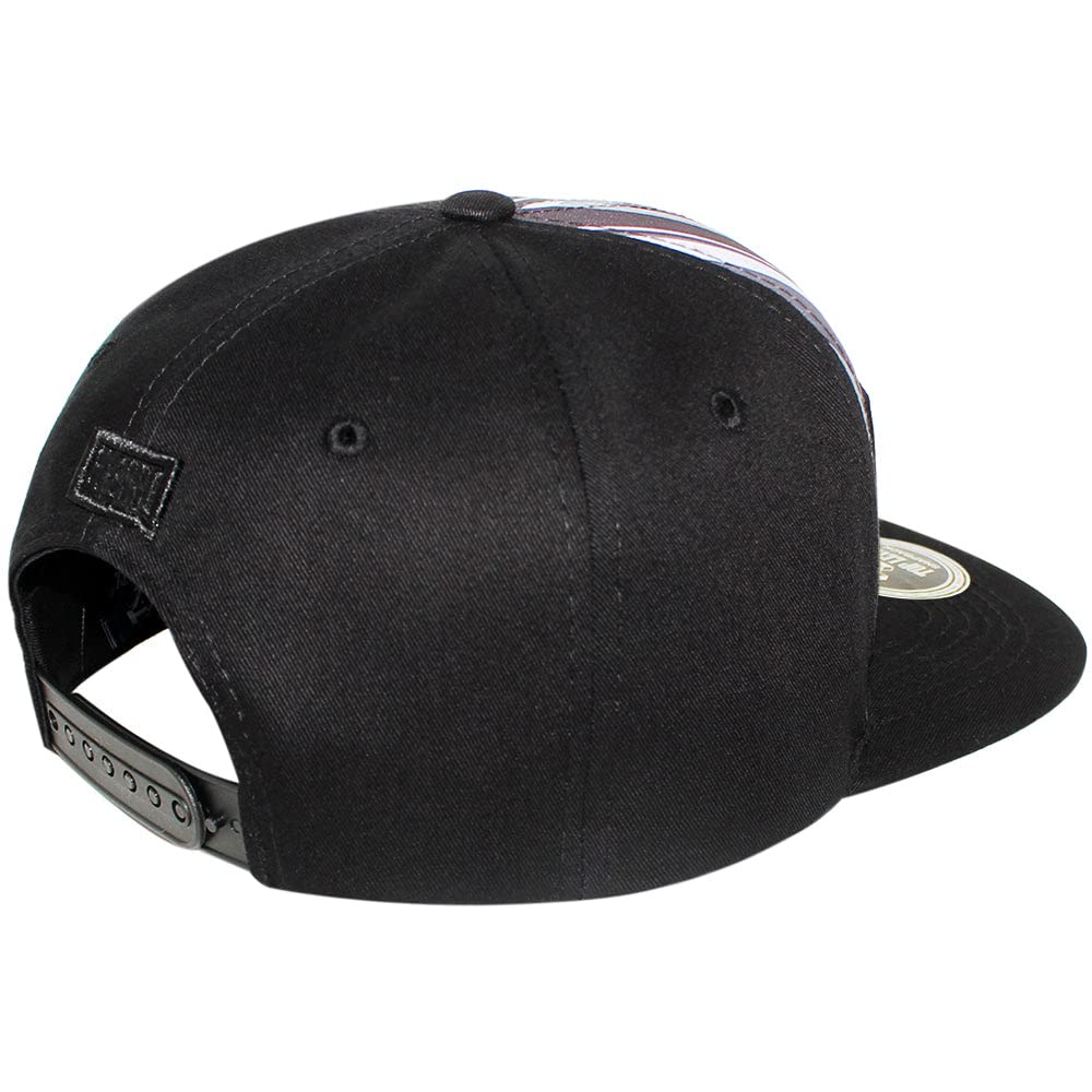 4350 DISTRICT Men's Adjustable Cotton Snapback Cap 7 (N21RES07 Black)