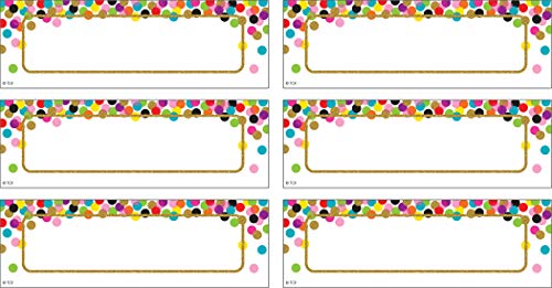Teacher Created Resources® Confetti Labels Magnetic Accents, Pack of 20
