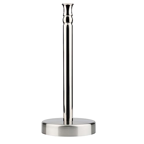Aeibun Standing Napkin Holder Countertop - Napkin Roll Rack for Bathroom, Kitchen Counter,Apartment,Farmhouse(Silver)