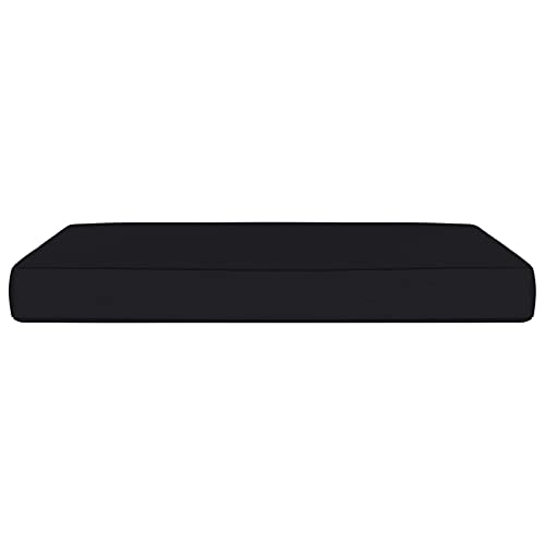 imasay Floor Pallet Cushion 23.6"x23.6"x2.4" Black Fabric