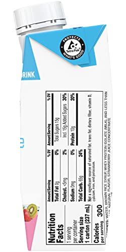 Boost Soothe Clear Nutritional Drink (Strawberry-kiwi, 8 Fl Oz (Pack of 12))
