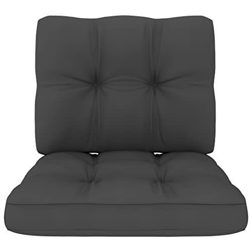 imasay Pallet Sofa Cushions 2 pcs Anthracite,Weight 1,7