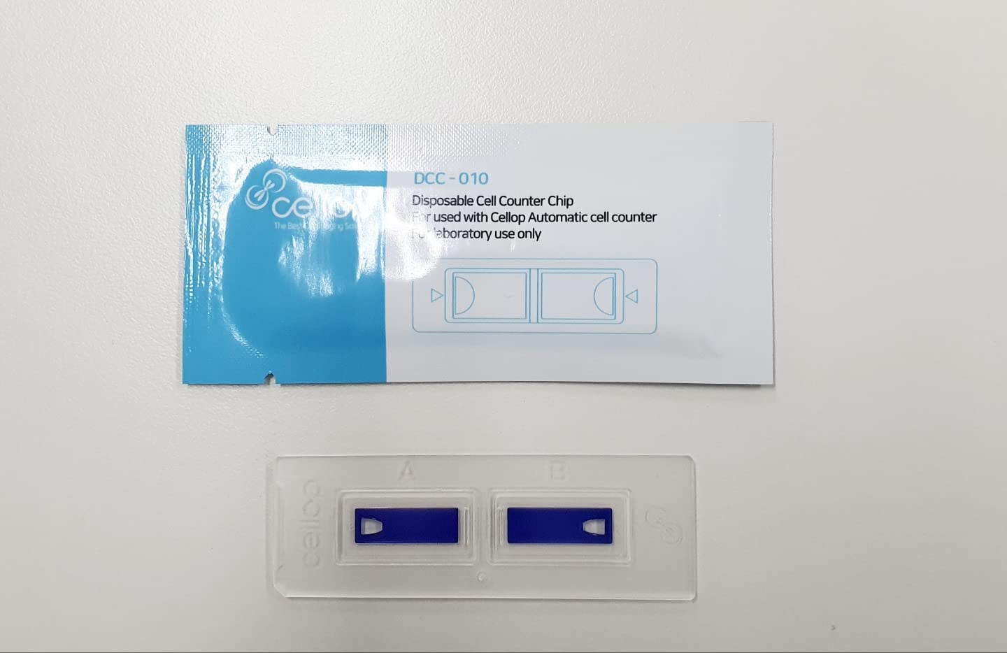 Cellop-Chip Neubauer Improved (NI) Disposable Hemocytometer, Counting Chamber, 10µL Chamber Volume, 1.6mm Thickness (50ea/Box)