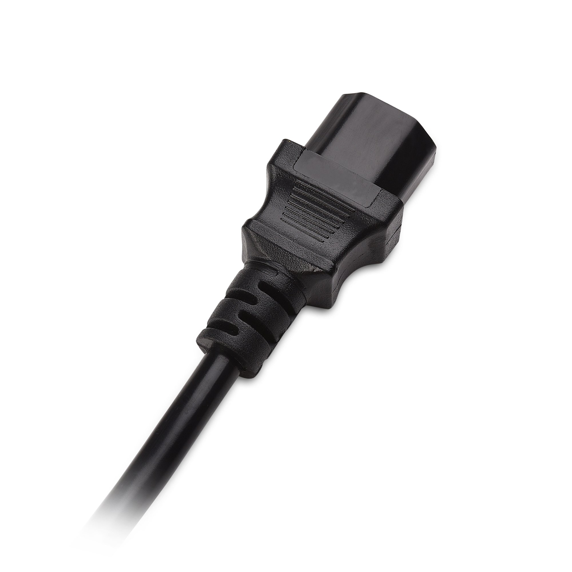 Cable Matters 2-Pack Short Computer to PDU Power Extension Cord, Power Extension Cable 1 ft (IEC C14 to IEC C13 PDU Power Cord)