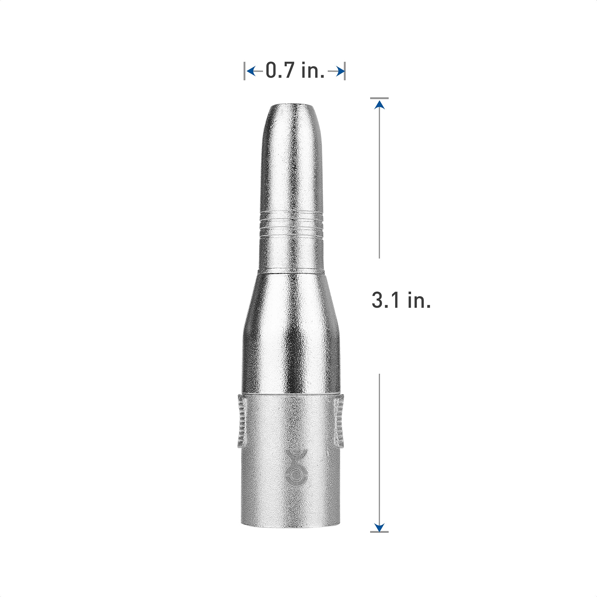 Cable Matters 2-Pack XLR to 1/4 Adapter (1/4 to XLR Adapter)