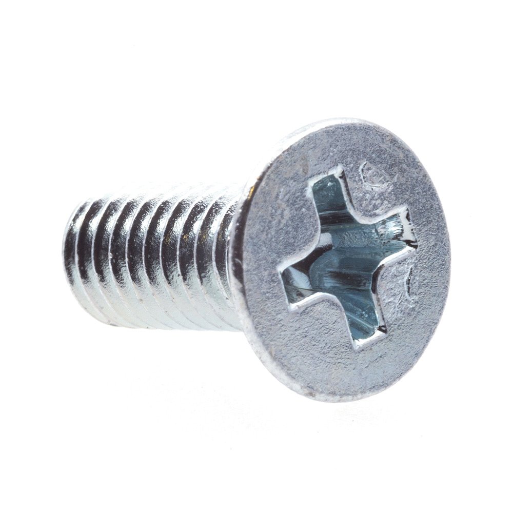 Prime-Line 9121141 Machine Screws, Metric, Flat Head, Phillips Drive, M4-0.7 X 10MM, Zinc (25 Pack)