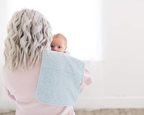 Copper Pearl Baby Burp Cloth Large 21''x10'' Size Premium Absorbent Triple Layer 3-Pack Gift Set “Lennon