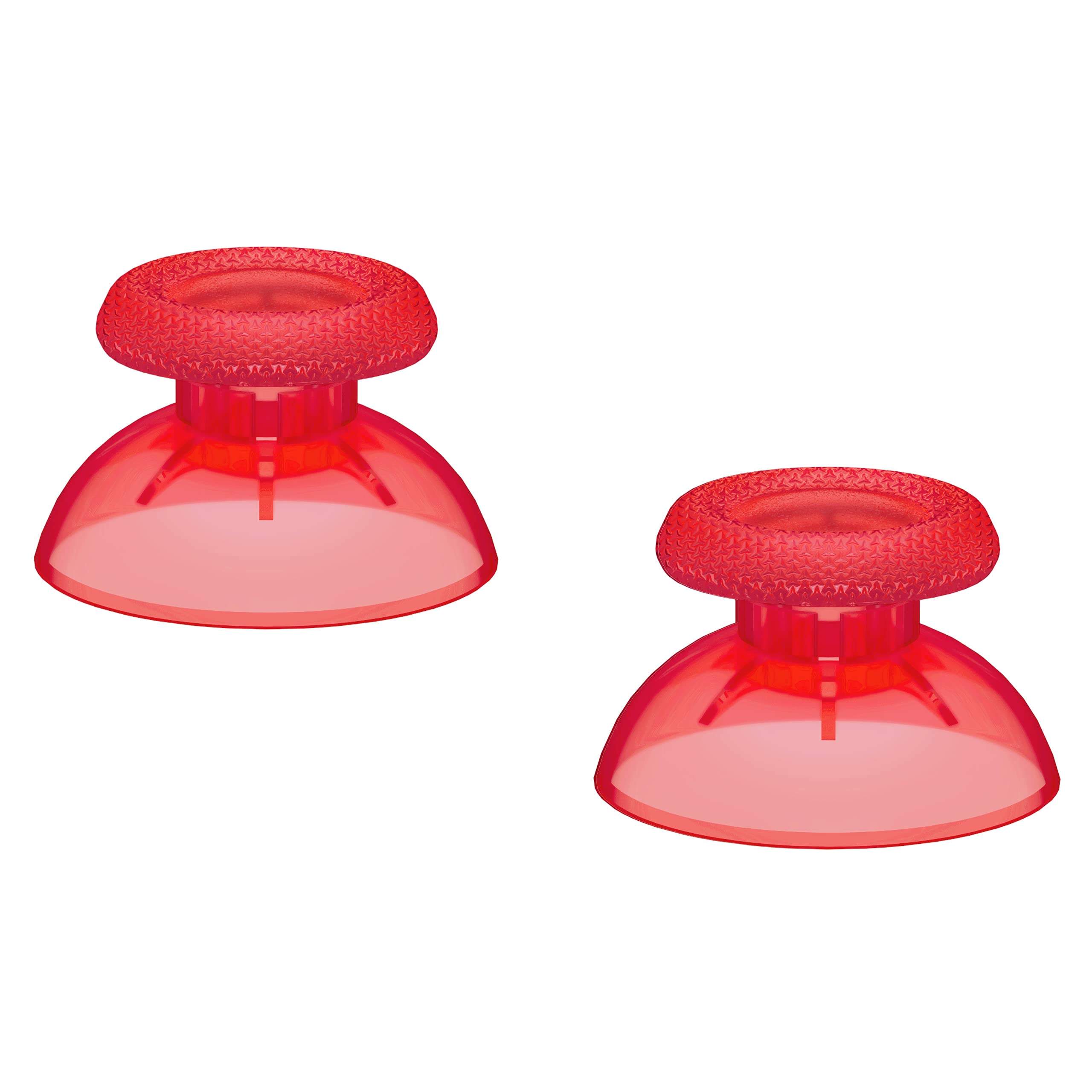 eXtremeRate Full Set Shell with Buttons Touchpad Cover, Clear Red Custom Replacement Decorative Trim Shell Front Back Plates Compatible with p s 5 Controller BDM-030 BDM-040 BDM-050
