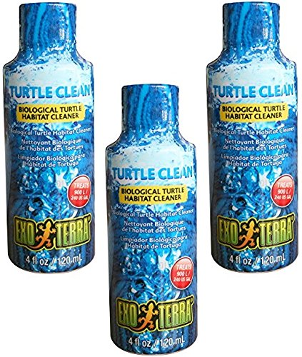 Exo Terra PT1999 Turtle Clean Water Conditioners, 8.4oz Each (3 Pack)
