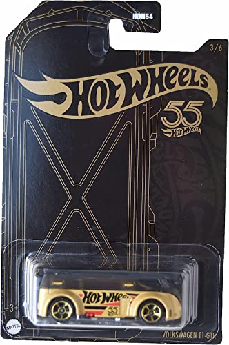Hot Wheels Volkswagen T1 GTR, 55th Anniversary Peal & Chrome Chase