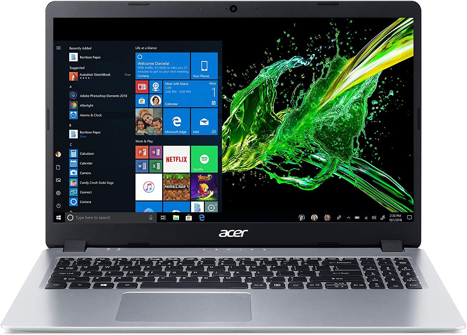 Acer Newest Aspire 5 15.6" IPS FHD Laptop - Dual Core AMD Ryzen 3 3200U - Radeon Vega 3 Graphics - 16GB DDR4-1TB SSD -RJ45 - HDMI - Backlit Keyboard - Windows 10 Pro w/RATZK 32GB USB