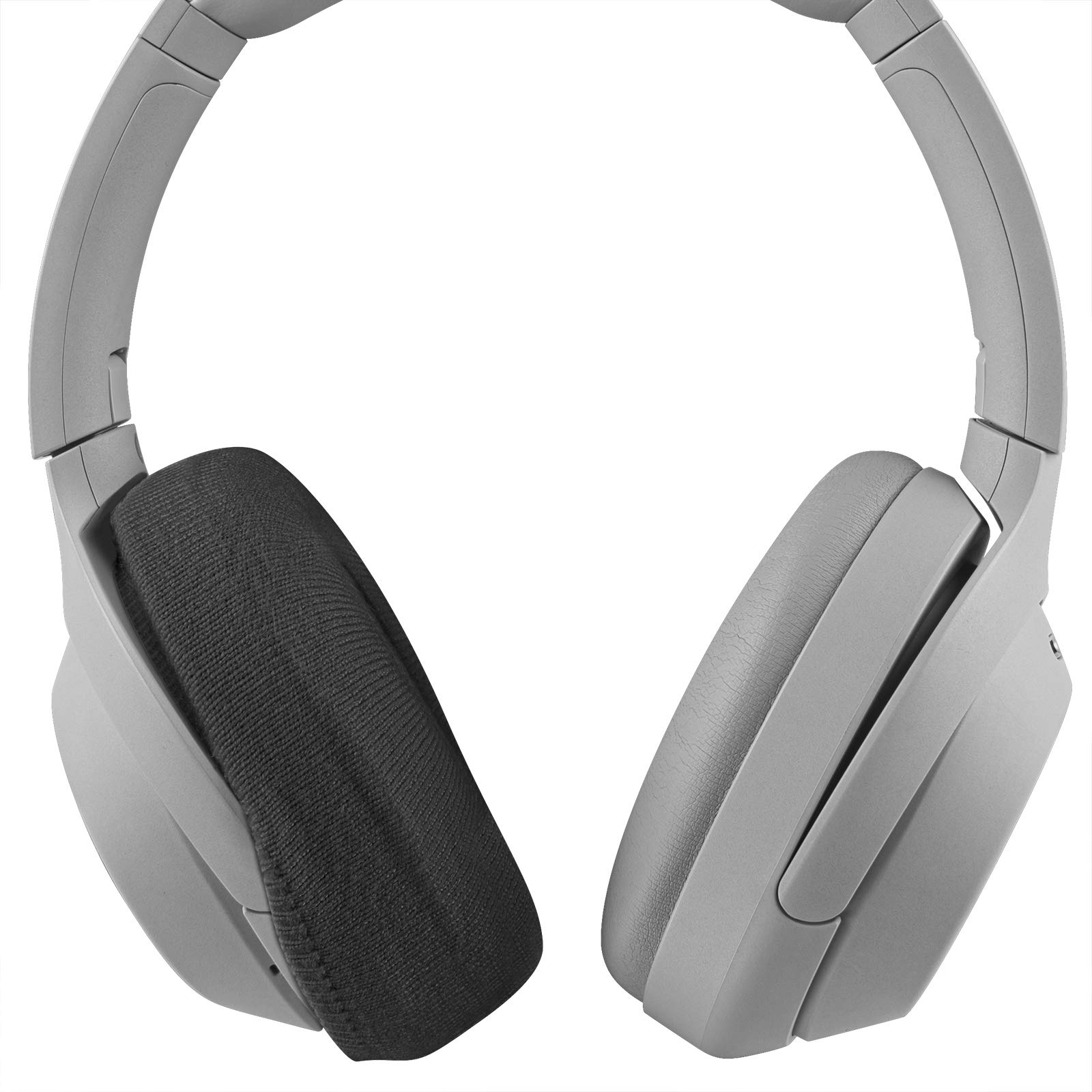 Geekria 2 Pairs Knit Headphones Ear Covers, Washable & Stretchable Sanitary Earcup Protectors for Over-Ear Headset Ear Pads, Sweat Cover for Warm & Comfort (Size M/Black)