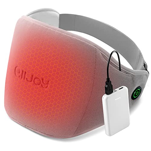 Cordless Heating Pad, ALLJOY【Rechargeable】 Portable Heating Pad for Cramps,Back, Shoulder and Leg Pain Relief, 24.4"x 9"