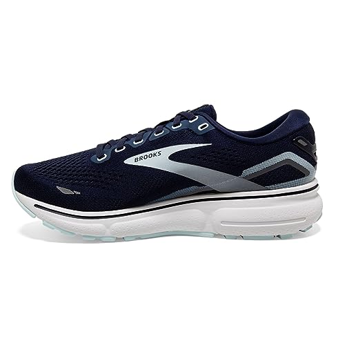 Brooks Women's Ghost 15 Neutral Running Shoe - Peacoat/Pearl/Salt Air - 9.5 Medium