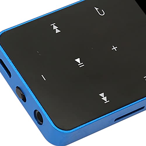 8G MP3 Player with Bluetooth, Noise Reduction Lossless Portable Mp4 Mp3 Player with Translation Dictionary, Electric Books, for Kids (Blue)
