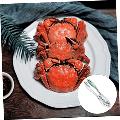 Cabilock 1pc Crab Tools Walnut Stainless Steel Bottle Opener Crab Leg Crackers Household Tools Seafood Opener Home Crab Tools Crab Pliers Tool Crab Pliers Tools Biscuit Lobster Crab