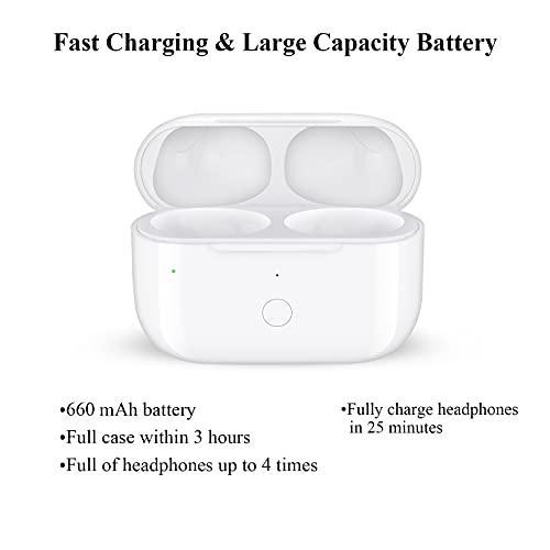 Wireless Charging Case Compatible for AirPod Pro, Charger Case Replacement for Air Pod Pro with Bluetooth Pairing Sync Button